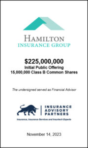 Transactions – Insurance Advisory Partners